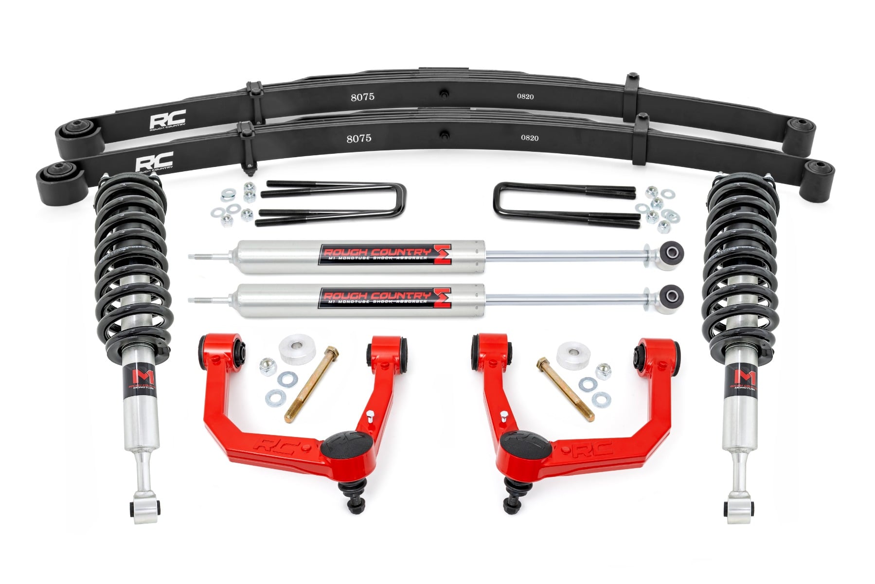 3.5 Inch Lift Kit | Red UCA | M1 Struts | Toyota Tacoma 2WD/4WD (2005 ...