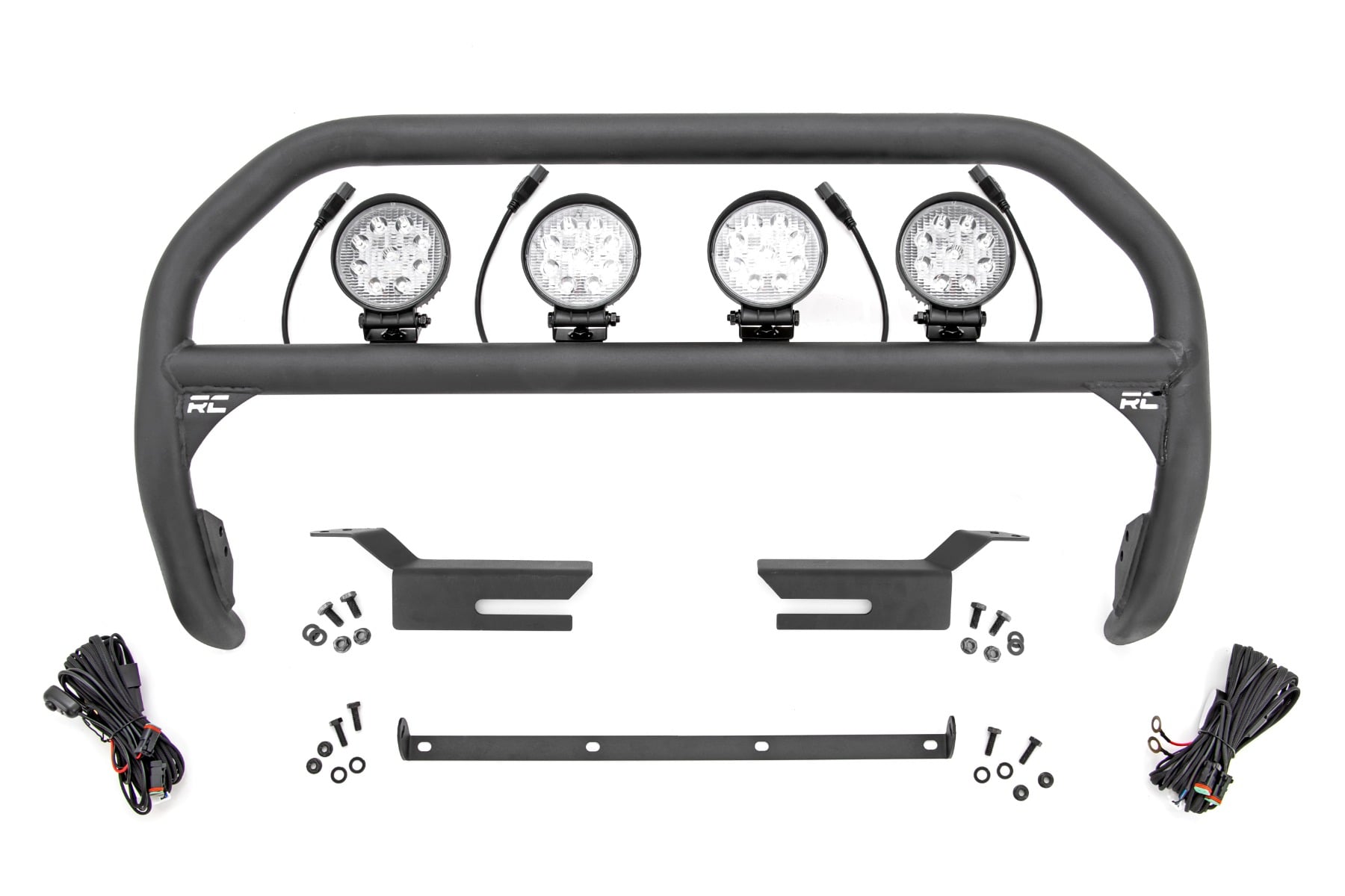 Nudge Bar | 4 Inch Round Led (x4) | Ford Bronco 4WD (2021-2025 ...