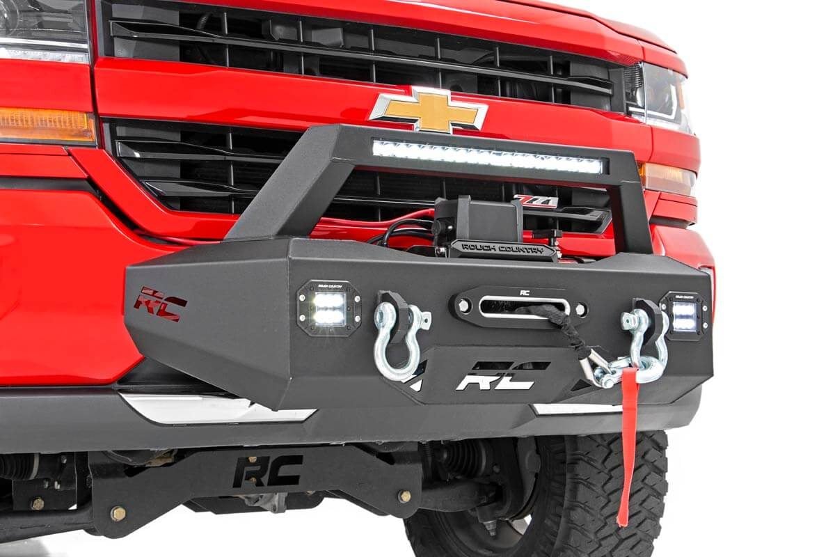 EXO Winch Mount Kit | Chevy Silverado 1500 2WD/4WD (2007-2018 & Classi ...